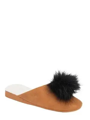 PATRICIA GREEN Pretty Pouf Slipper - Chestnut