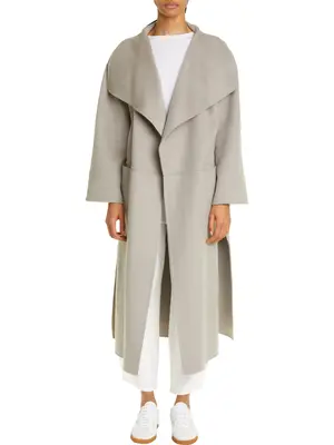 TOTEME TOTEME Annecy Wool & Cashmere Coat Elephant