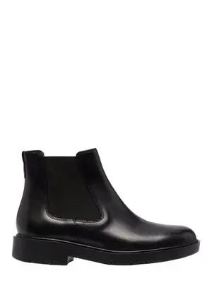 Geox Leather Ankle Boots - Black