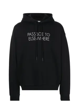 COUNTY OF MILAN Marcelo Burlon Satellite Cross Over Hoodie - Black