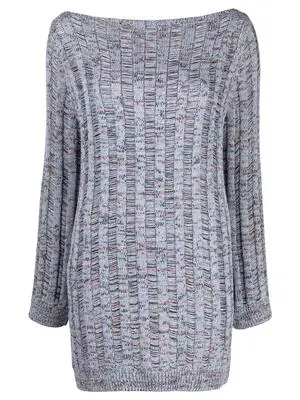Missoni Knitted Mini Dress - Blue