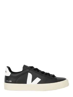 VEJA Campo Leather Sneakers Black And White