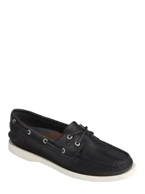 Sperry Authentic Original Boat Shoe Black/ Black Leather