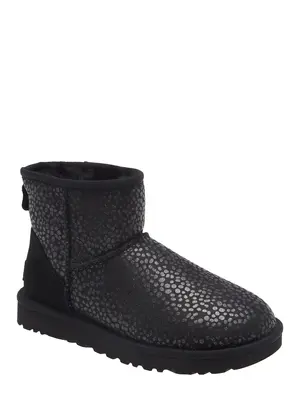 UGG UGG Classic Mini II Shearling Lined Boot Black