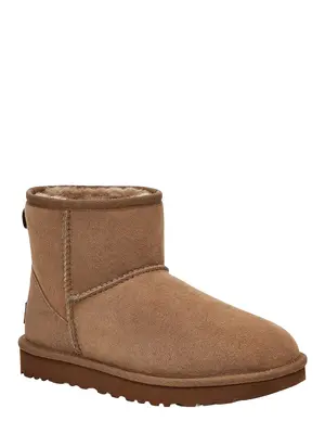 UGG UGG Classic Mini II Shearling Lined Boot Hickory
