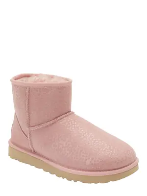 UGG UGG Classic Mini II Shearling Lined Boot Shell Sparkle Spots
