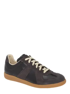 MAISON MARGIELA Maison Margiela Replica Low-Top Sneakers Black/ Black