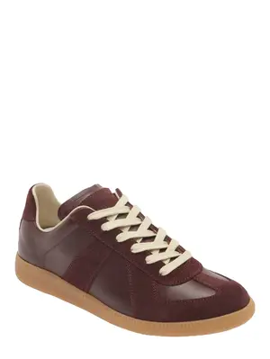MAISON MARGIELA Maison Margiela Replica Low-Top Sneakers Deep Red