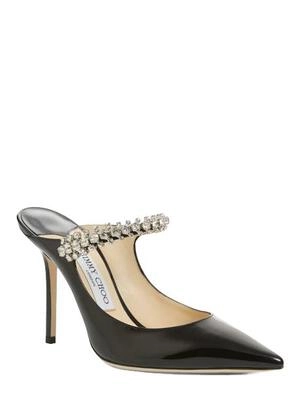 JIMMY CHOO Bing Crystal Mule - Black