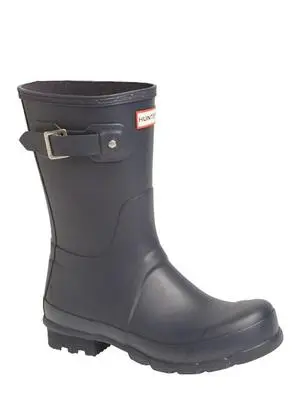 Hunter Hunter Original Short Waterproof Rain Boots Navy
