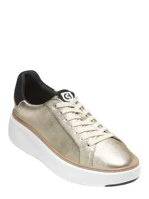 Cole Haan Cole Haan Grandpro Topspin Sneaker Soft Gold Metallic/perf