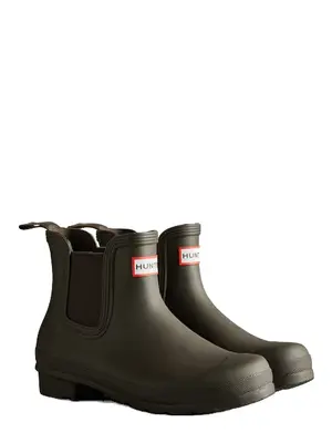Hunter Hunter Original Waterproof Chelsea Boots Bitter Choc