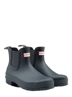 Hunter Hunter Original Waterproof Chelsea Boots Navy/navy