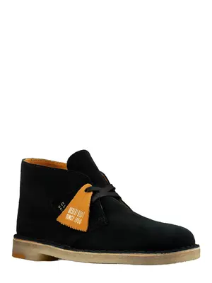 Clarks Clarks Desert Chukka Boot Black/ Black Suede