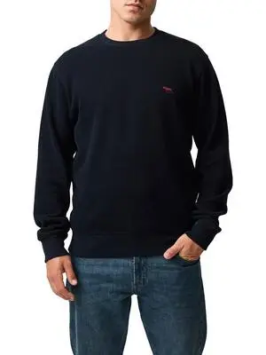 Rodd & Gunn Logo Detail Sweatshirt - Deep Sea