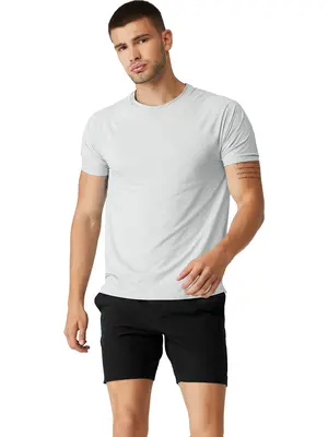 Alo Yoga Idol Performance T-shirt - Titanium