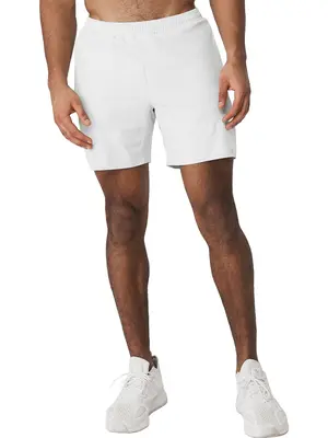 Alo Yoga 7" Traction Short White