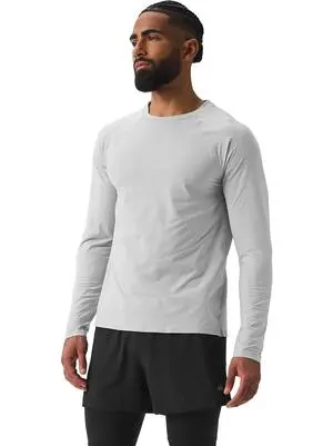 Alo Yoga Idol Long Sleeve Performance T-shirt - Titanium