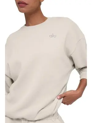 Alo Yoga Accolade Crewneck Pullover - Bone