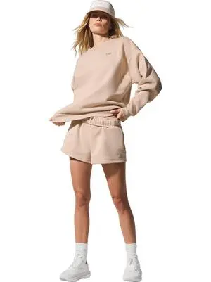 Alo Yoga Accolade Crewneck Pullover Macadamia