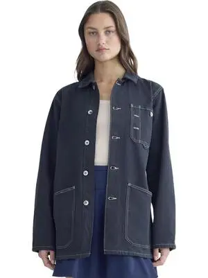 Everlane Denim Chore Jacket - Garment-dyed Navy