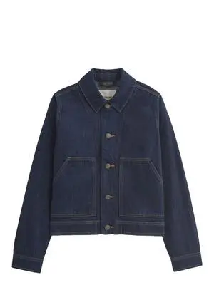 Everlane Denim Chore Jacket Medium Indigo