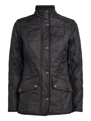 Barbour Cavalry Quilted Coat Navy