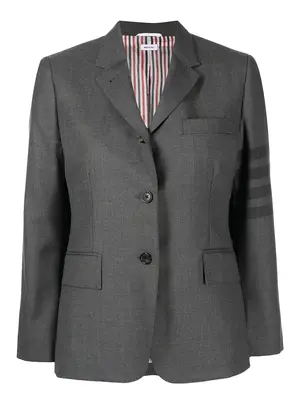 Thom Browne 4-bar Single-breasted Blazer - Grey