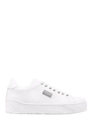 Philipp Plein Logo-plaque Lace-up Sneakers - White