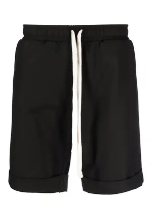 Alchemy Fashions Drawstring-waist Shorts - Black