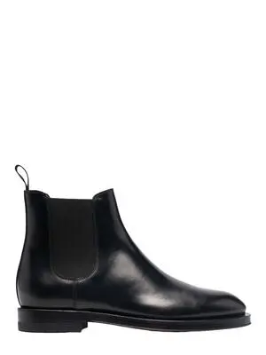 Santoni Slip-on Ankle Boots - Black