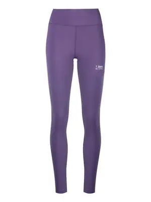 7 DAYS ACTIVE Logo-print Leggings Purple