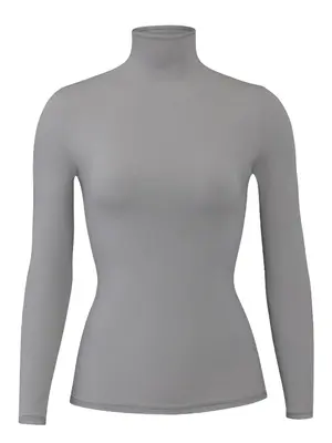 SKIMS Fits Everybody Turtleneck Top Gray