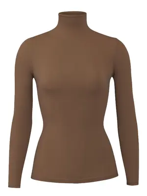 SKIMS Fits Everybody Turtleneck Top Oxide