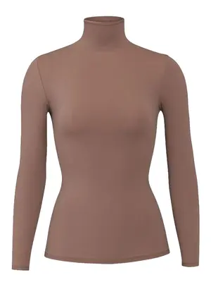 SKIMS Fits Everybody Turtleneck Top Purple