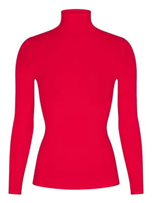 SKIMS Fits Everybody Turtleneck Top Ruby