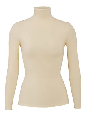 SKIMS Fits Everybody Turtleneck Top Sand
