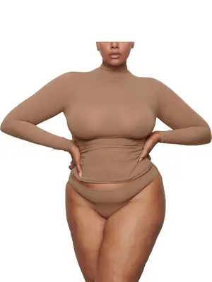 SKIMS Fits Everybody Turtleneck Top Sienna