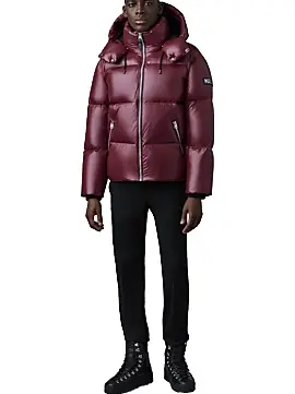Mackage Kent Hooded Puffer Jacket Garnet