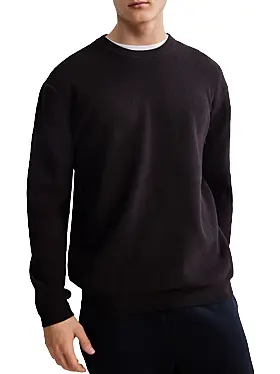 Nn07 Danny Ribbed Sweater Dark Wine