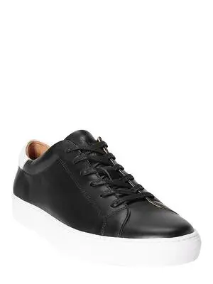 Polo Ralph Lauren Jermain Leather Sneakers - Black