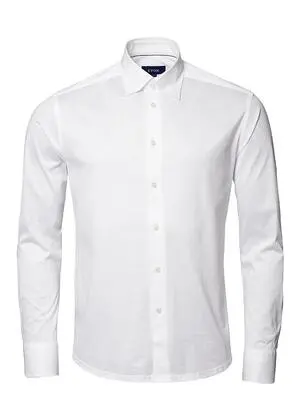 Eton Contemporary Fit Jersey Shirt White
