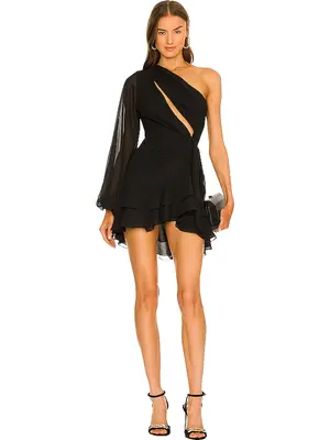 MICHAEL COSTELLO X Sunny Mini Dress - Black