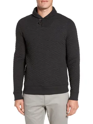 Billy Reid Billy Reid Shawl Collar Pullover Black