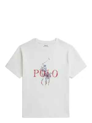 Ralph Lauren Big Pony Cotton Jersey Tee - Deckwash White