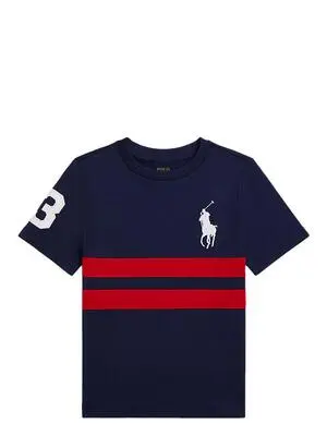 Ralph Lauren Big Pony Cotton Jersey Tee Refined Navy/rl Red