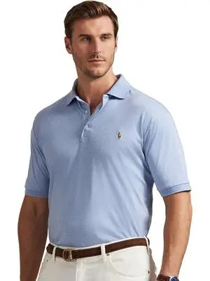 Ralph Lauren Soft Cotton Polo Shirt - Isle Heather