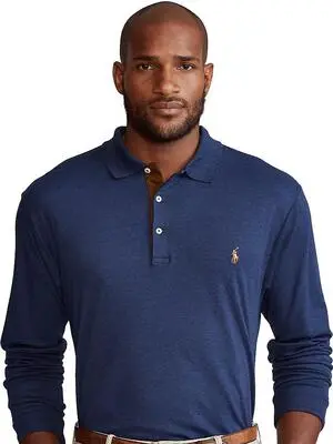 Ralph Lauren Soft Cotton Polo Shirt - Spring Navy Heather