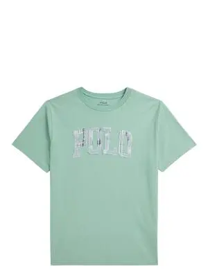 Ralph Lauren Logo Cotton Jersey Tee - Celadon