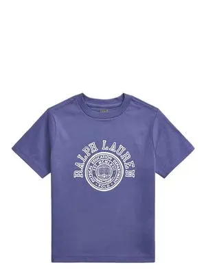 Ralph Lauren Logo Cotton Jersey Tee - Classic Blue
